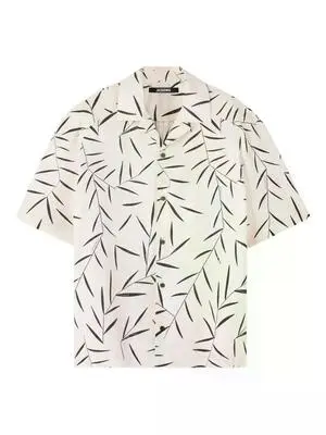 Jacquemus Leaf-print Short-sleeve Shirt