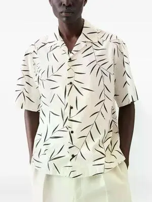Jacquemus Leaf-print Short-sleeve Shirt