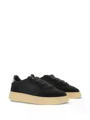 AUTRY Suede Low Top Sneakers - Black