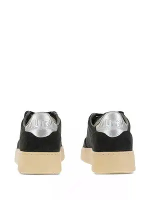 AUTRY Suede Low Top Sneakers - Black