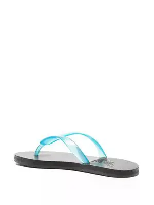 ANCIENT GREEK SANDALS Two-tone Flip-flops