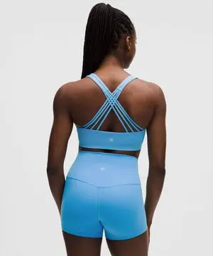 Lululemon Flexyflex Strappy Yoga Bra - Ocean Wave
