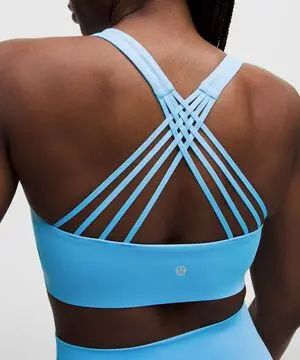 Lululemon Flexyflex Strappy Yoga Bra - Ocean Wave