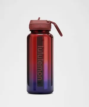 Lululemon Back To Life Clear Bottle 32oz - Dare Devil/riverside/rockwood