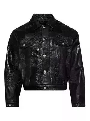 EARTHLING VIP Patchwork Leather Jacket
