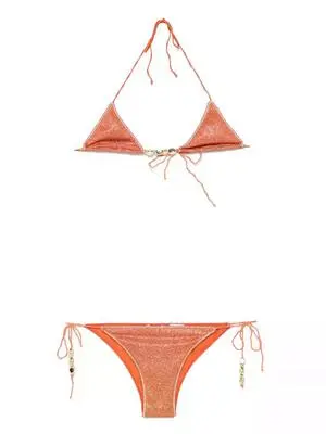 Oseree Glazed Lumière Bikini Set - Orange