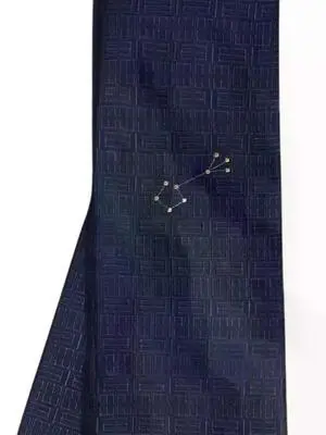 ELIOS Geometric-pattern Silk Tie