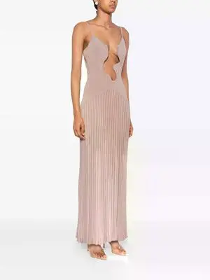 Christopher Esber Salacia Wire Sunray Dress - Brown