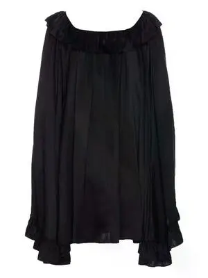 Chloé Ruffled Long-sleeves Dress