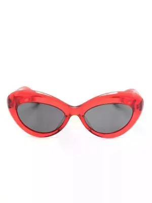Oliver Spencer X Khaite 1968c Cat-eye Sunglasses - Red