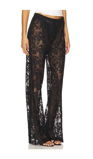 Amanda Uprichard X Mariko Lace Pants - Black