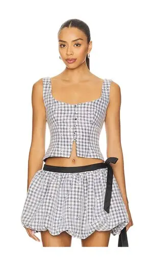 Majorelle Bustier Blouses