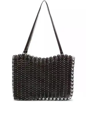 Rabanne Chain-link Leather Tote Bag