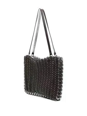 Rabanne Chain-link Leather Tote Bag