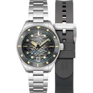 SPINNAKER Challenger Automatic Bracelet Watch - Grey
