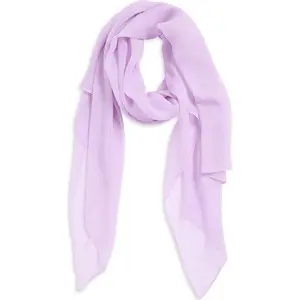 HENNA & HIJABS Silk & Modal Long Scarf - Purple Peace