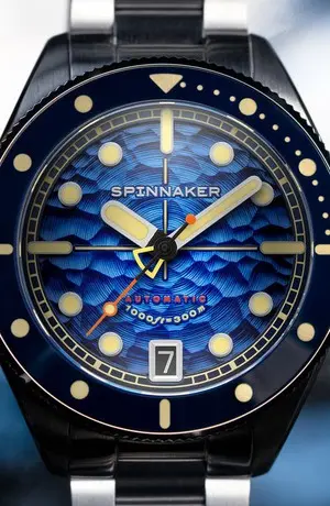 SPINNAKER Challenger Automatic Bracelet Watch - Blue