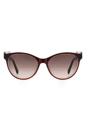 Fossil 53mm Cat Eye Sunglasses - Brown