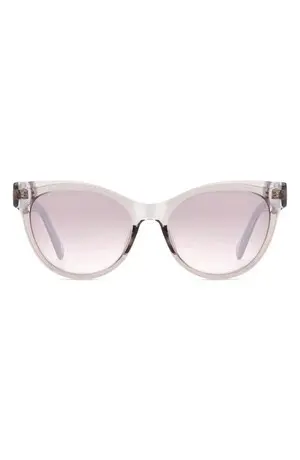 Fossil 53mm Cat Eye Sunglasses - Crystal Nude