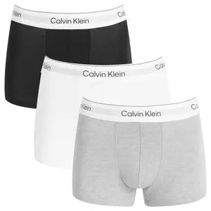 Calvin Klein Icon Low Rise Trunk 3 Pack - Black/white/grey Heather
