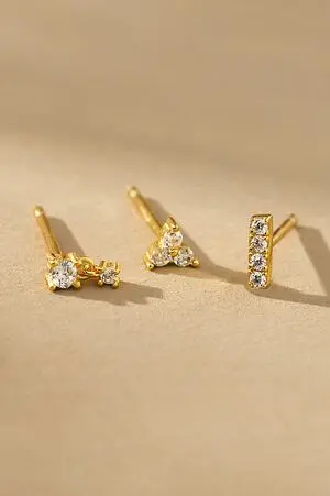 Baublebar Lottie 18k -plated Earring Set