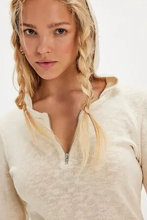 Free People We The Free Speed Drive Hooded Long Sleeve