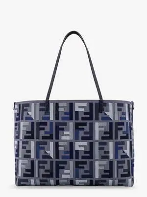 Fendi Large Ff Jacquard Fabric Tote