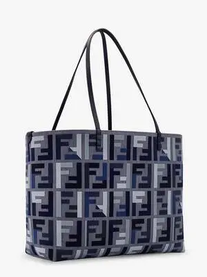 Fendi Large Ff Jacquard Fabric Tote
