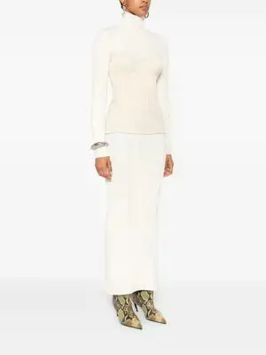 JEAN PAUL GAULTIER Ribbed-knit Corset Dress