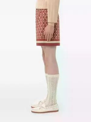 Valentino Garavani All-over V-print Bermuda Shorts