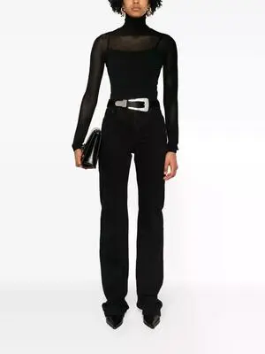 Saint Laurent High-rise Straight Jeans