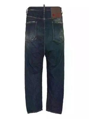 Dsquared2 Indigo Straight Leg Jeans