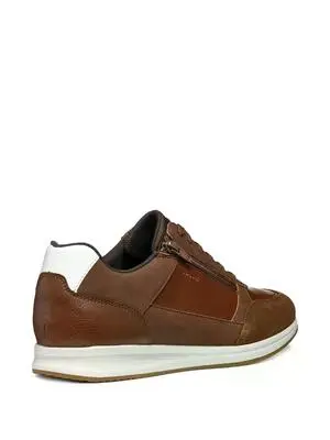 Geox Avery Leather Zip-detail Sneakers