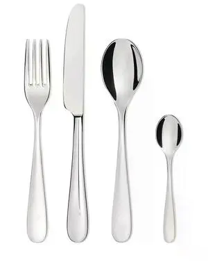 ALESSI Nuovo Milano 24-piece Cutlery Set - Silver