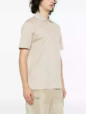 Paul & Shark Logo-patch Piqué Polo Shirt - Neutrals