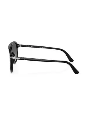 Persol Round-frame Tinted Sunglasses - Black