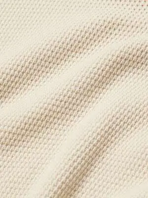 Sunspel Cotton-mesh Polo Shirt