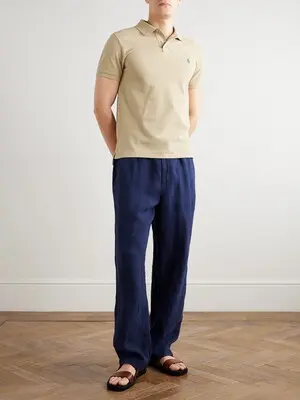Polo Ralph Lauren Straight-leg Pleated Linen Trousers