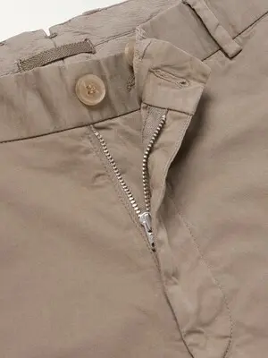 Sunspel Straight-leg Cotton-blend Twill Chino Shorts