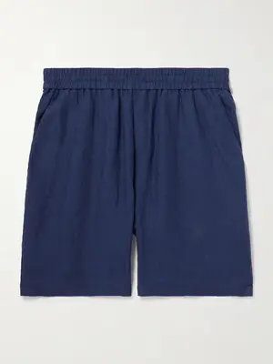 Sunspel Straight-leg Linen Shorts