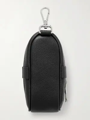 Mr P. Full-grain Leather Golf Ball And Tee Holder