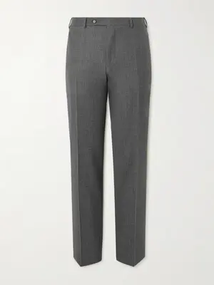 Canali Straight-leg Wool-flannel Suit Trousers