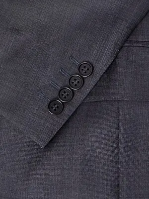 Canali Super 130s Slim-fit Checked Wool Suit Jacket