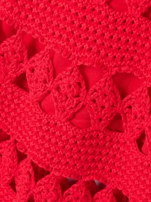Cara Cara Joan Crocheted Cotton Midi Dress