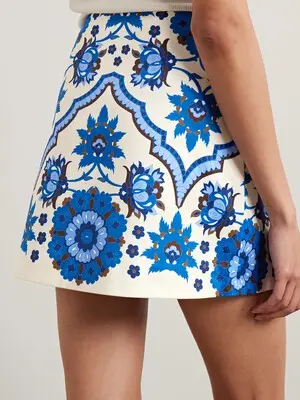 Cara Cara Chrissy Printed Mini Skirt