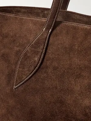 LIFFNER Mega Sprout Suede Tote - Brown
