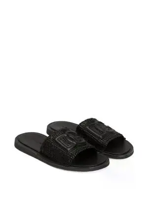 Dolce & Gabbana Logo-appliqué Slides