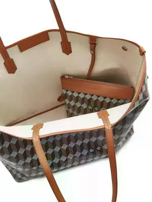 AU DEPART Geometric Pattern Tote Bag