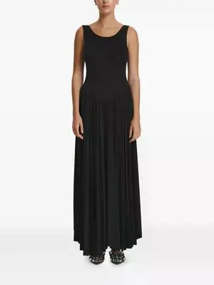 PNK Open-back Maxi Dress - Black