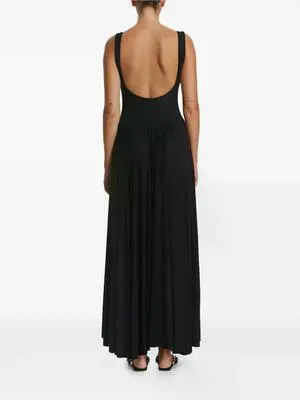 PNK Open-back Maxi Dress - Black
